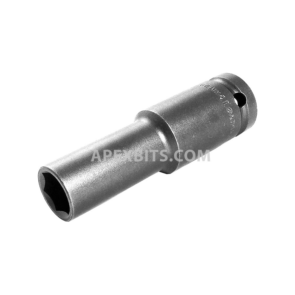 Apex 10MM55-D 10mm Extra Long Impact Socket, Thin Wall, 1/2'' Square Drive