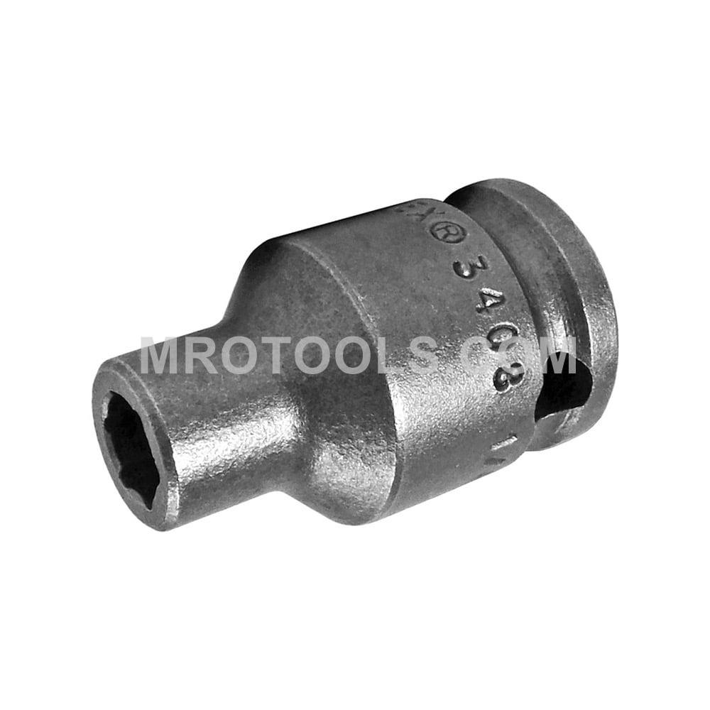 Apex 3430-D 15/16'' Standard Impact Socket, Thin Wall, 3/8'' Square Drive