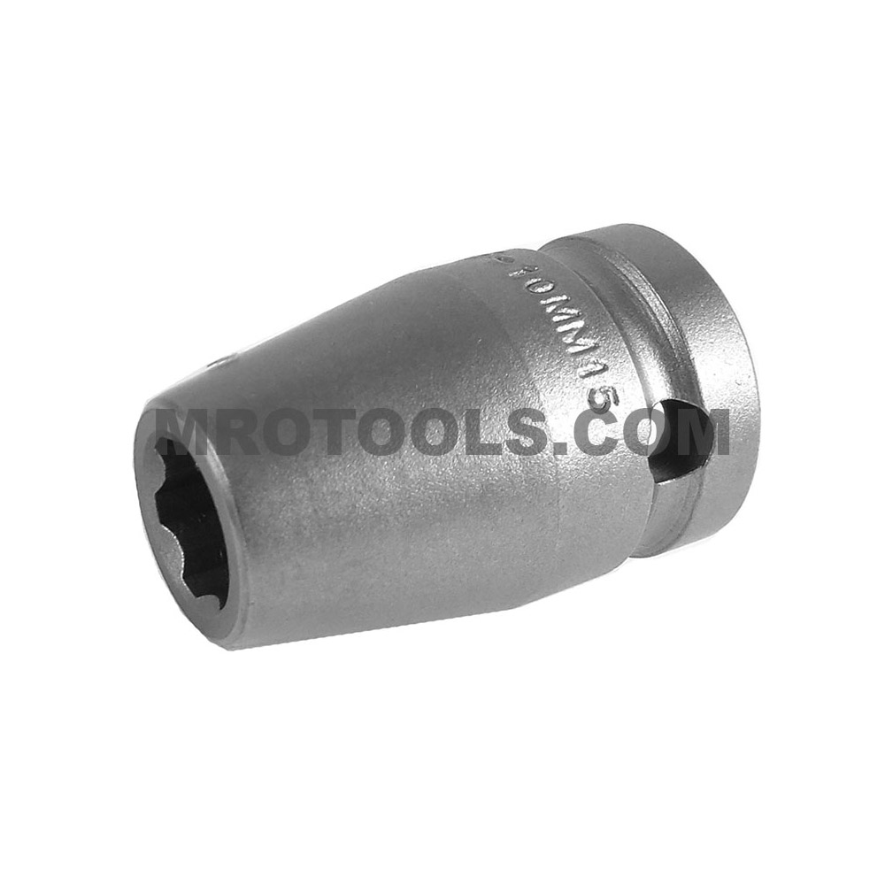 Apex SF-16MM15 16mm Standard Impact Socket, Surface Drive, 1/2'' Square ...