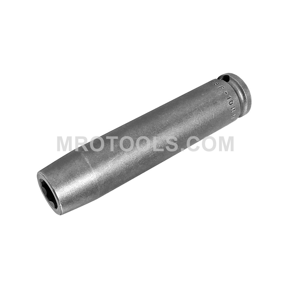 Apex OSSF-8MM23 8mm Long Impact Socket, Surface Drive, 3/8'' Square Drive