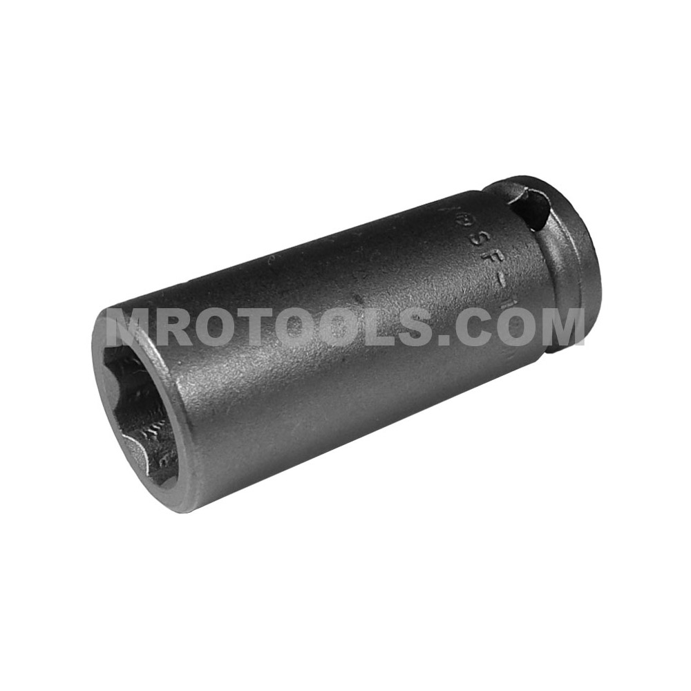 Apex SF-15MM35 15mm Extra Long Impact Socket, Surface Drive, 1/2 ...