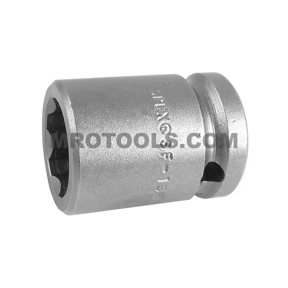 Apex SF-16MM15 16mm Standard Impact Socket, Surface Drive, 1/2'' Square ...