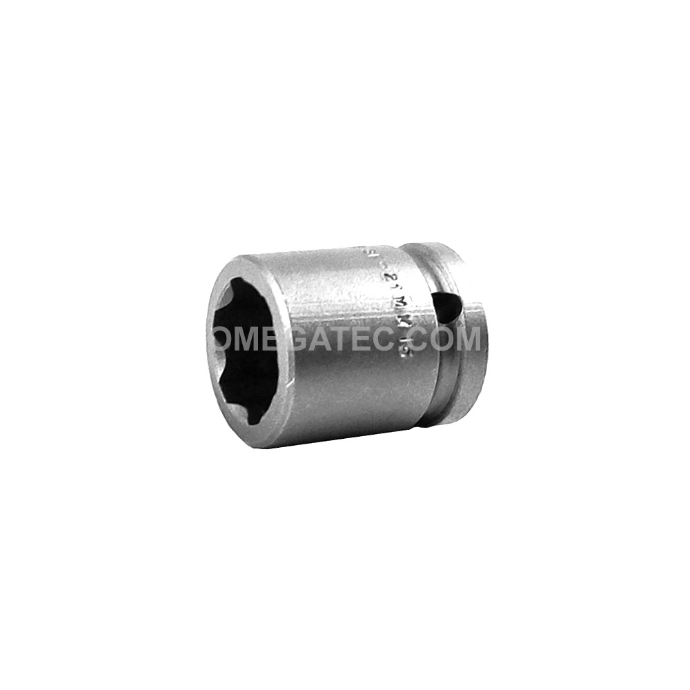 Apex SF-16MM15 16mm Standard Impact Socket, Surface Drive, 1/2'' Square ...