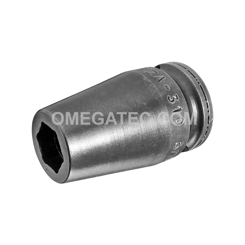 Apex ZA-310 3/8'' Angled Grease Fitting Socket, 5/16'' Hex